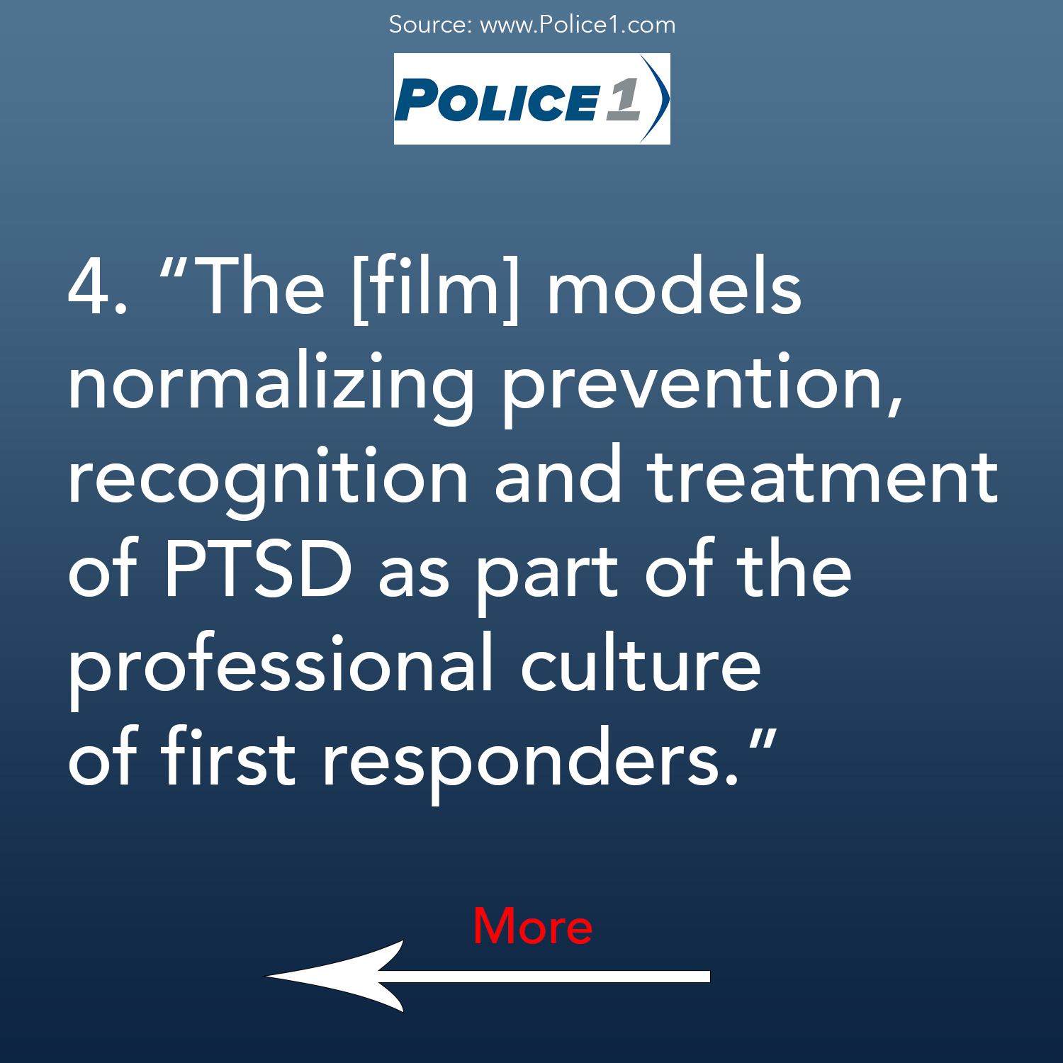 - PTSD Impacts First Responders